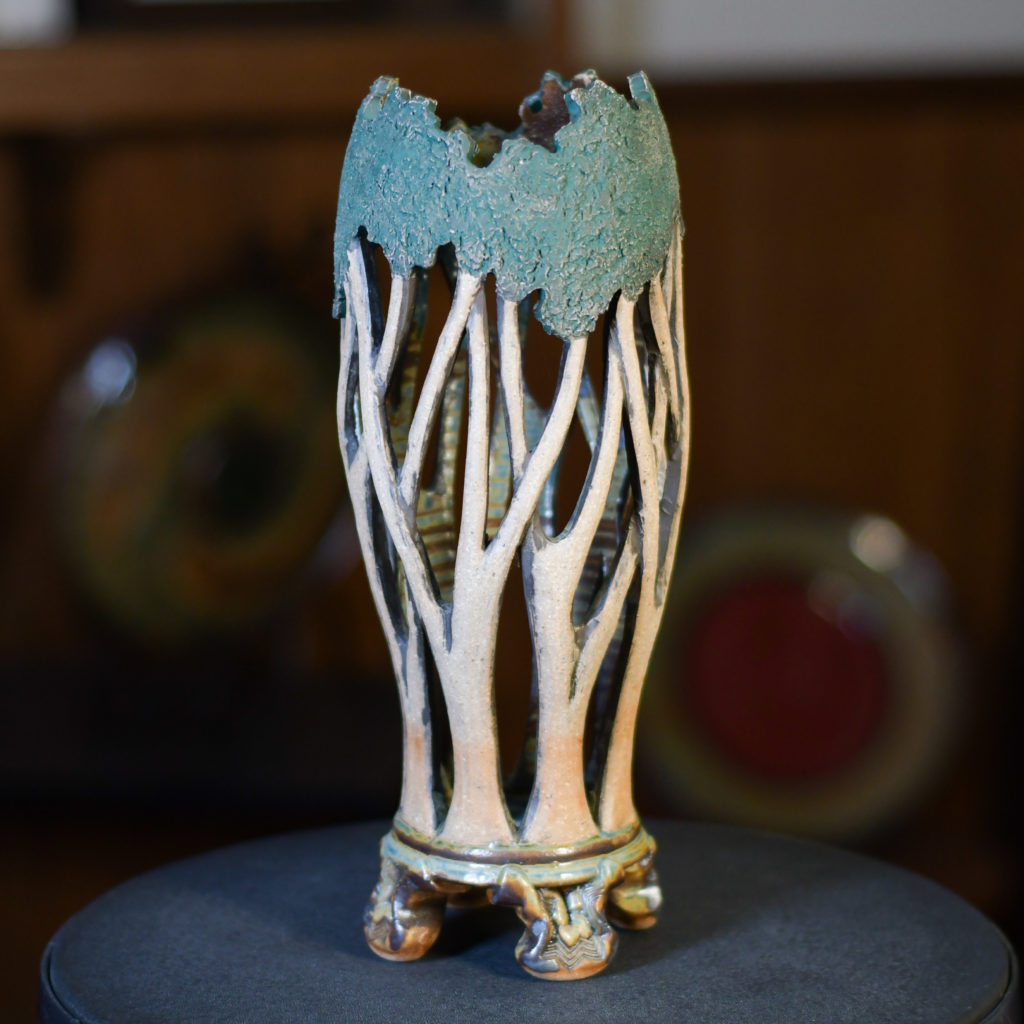 Ritual Landscape Vase – Different Drummer Pottery